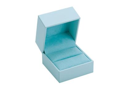 China Van de de Juwelendoos van de scharnier de Houten Ring het Geval Grijze Gift Met de hand gemaakte Luxe van de Verpakkingsdouane Te koop