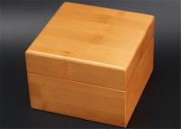 China Handmade Solid Wood Single Watch Box Recyclable Gift Packaging Custom Logo for sale