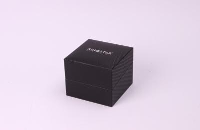 China High End Style Single Watch Gift Boxes , Recyclable Black Watch Presentation Case for sale