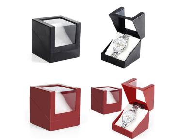 Cina Contenitore di orologio della carta del regalo di presentazione nero/colore su ordinazione rosso di logo di prima scelta in vendita
