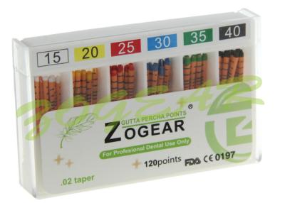 中国 Dentistry100% の Gutta 材料の専門の医学的用途のグッタペルカ ポイント 販売のため