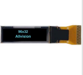 China 0.86 Inch OLED Display Module Blue Characters In Black Background for sale