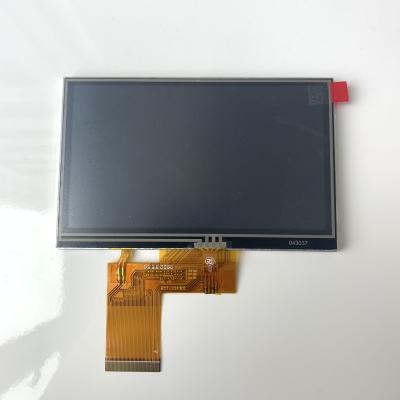 Китай 4,3 разрешение IPS 480x272 дисплея дюйма TFT LCD с сопротивляющимся экраном касания продается