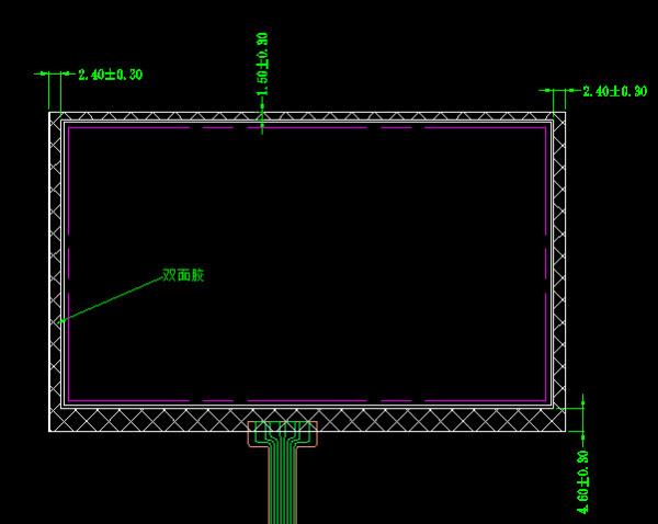 4,3 affichage de pouce 480*272 TFT LCD avec l'écran tactile résistif pour le matériel médical