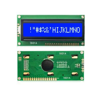 China 1601A Dot Matrix COB 8-Bit MPU Interface 16x1 Character STN Blue Negative LCD Module for sale