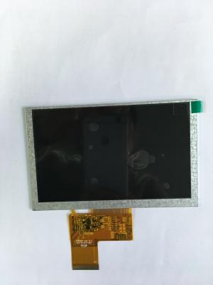 China 40 Pins FPC RGB 5'' TFT LCD Display 480rgbx272 Resolution with Rtp for sale