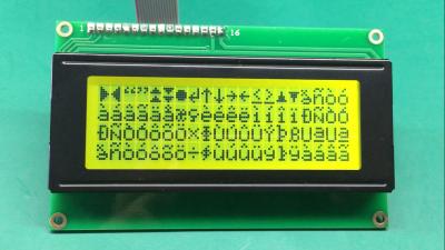 China RY-C204LYILYW STN Modulo LCD de caracteres amarelo - verde com IC SPLC780D1-021A à venda
