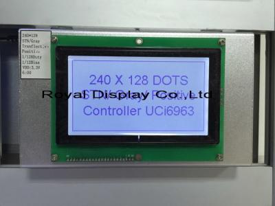 240*128 Graphic FSTN LCD Module With PCB T6963C Wide Temperature Industrial Display