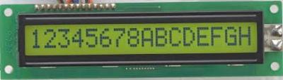 China Big Size 1601 16*1 Character LCD Module With Backlight PCB Industrial Display for sale