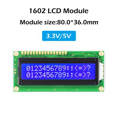 China 20*2 2002 Character LCD Module Big Size Wide Temperature Industrial Display for sale