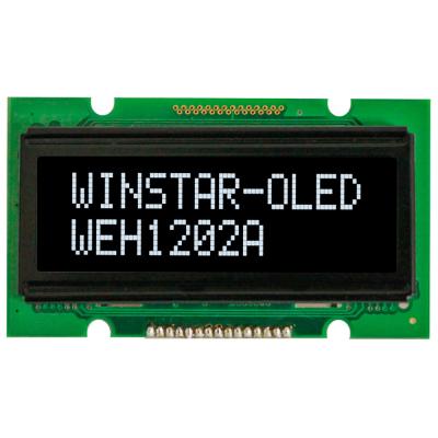 China 1.6'' 12*2 Character Monochrome OLED LCD Module Winstar Replace for sale