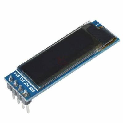 China 0.91'' 128*32 Monochrome Wide Temperature OLED with PCB LCD Module for sale
