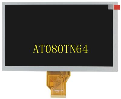 China AT080TN64 8.0-inch TFT LCD Display  800x480 Resolution  24-bit RGB Interface  450 nits for sale
