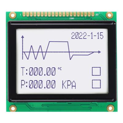 China LCM12864L 3.3V 128x64 Dot Matrix LCD Display Module STN Blue LED Backlight KS0107 Driver for sale