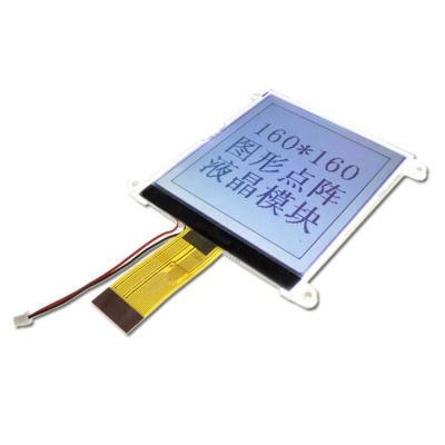 RYG160160 160x160 Dot Matrix LCD Module FSTN Positive Display 3.3V Logic White LED Backlight FPC Connection