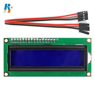 RYP1602A 16x2 Character LCD Display Module STN Blue Transflective Positive AIP31066 Driver
