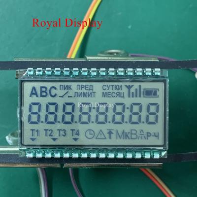 China Customized TN Positive Transflective Monochrome Segment LCD Display 3.0V for sale