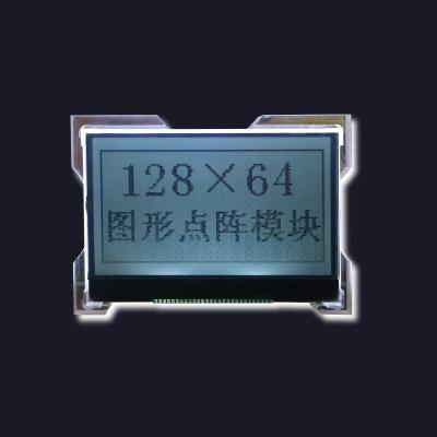 China Manufacturer Graphic LCD Display FSTN 128X64 dots matrix lcd 45mA Cog St7565r FSTN Graphic LCD Module 1.3in Positive for sale