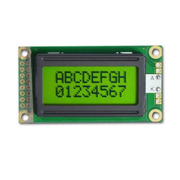 China Charakter 8X2 FSTN PFEILER positiver Punkt LCD-Modul-AIP31066 256X128 zu verkaufen