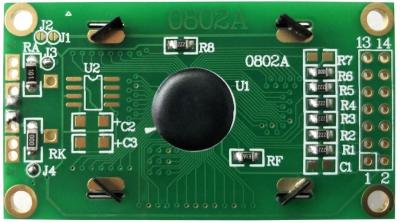 China Charakter 8X2 FSTN PFEILER positiver Punkt LCD-Modul-AIP31066 256X128 zu verkaufen