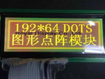 China Royal 192X64 Dots Mono LCD Screen Blacklight Graphic LCD Module FSTN Cog OLED Display for sale