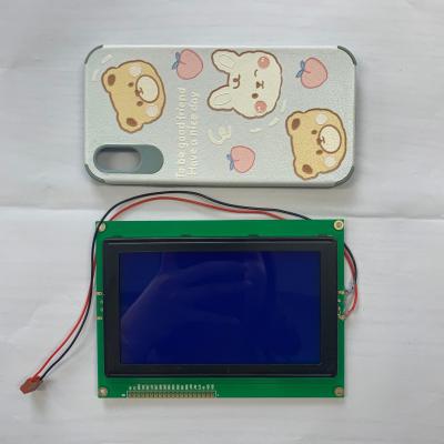 China Stn Blue 240X128dot Graphic LCD Display Monochrome Negative LCD Module for sale