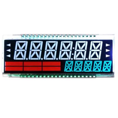 China TN Negative Type Custom LCD Display 14 Segment Monochrome PIN Connector for sale