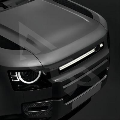 Cina Per Land Rover Defender 2020-2024 Griglia luminosa Griglia anteriore del veicolo Flusso dinamico forte Luce di marcia giornaliera in vendita