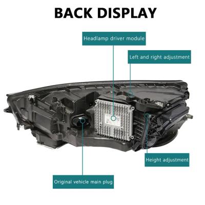 Cina Assemblaggio di fari matrice per Audi A7 Modifica 2011 a 2018 Tutti LED da vecchio a nuovo Flusso di luce anteriore Direzione in vendita
