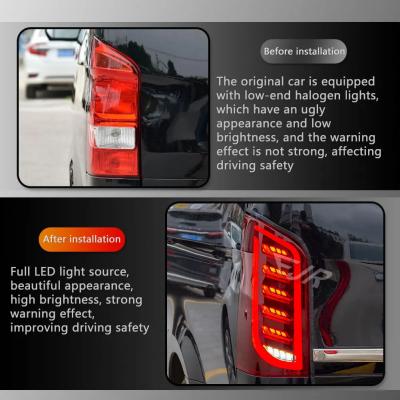 Cina 16-21 Assemblaggio di luci posteriori Per Mercedes Benz VITO Classe V Retrofit Direzione del flusso luci di marcia LED V260 W447 in vendita