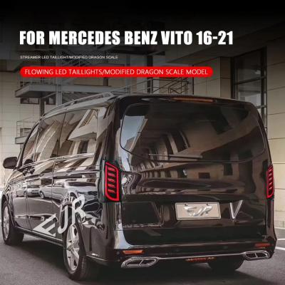 Cina 16-21 Assemblaggio di luci posteriori Per Mercedes Benz VITO Classe V Retrofit Direzione del flusso luci di marcia LED V260 W447 in vendita