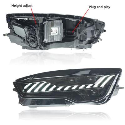 Cina Faretti a LED per Audi A7 2011-2018 RS7 Head Light Front Lens Laser Lamp Accessori auto in vendita