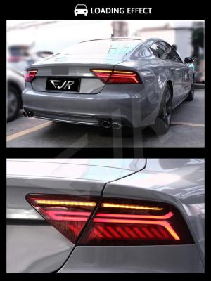 Cina 12V Audi A7 Lampade posteriori modificate con LED Water Steering Lamp A7 in vendita