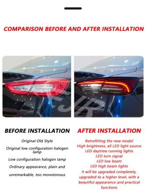 Cina Per Maserati Quattroporte 14-20 Lampada posteriore a LED Nuova versione Trofeo Plug And Play in vendita