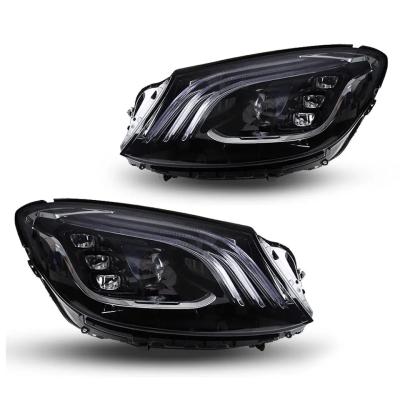 Cina Lampade a LED per Mercedes Benz Classe S W222 14-18 Modificato Maybach Front Head Light Drl Flowing Turn S65 S63 in vendita