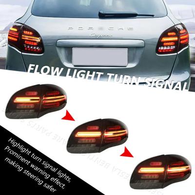 Cina Per Porsche Cayenne 958.1 2011-2014 Luci posteriori a LED Nuove luci posteriori di auto fluenti luce di svolta segnale Plug And Play in vendita