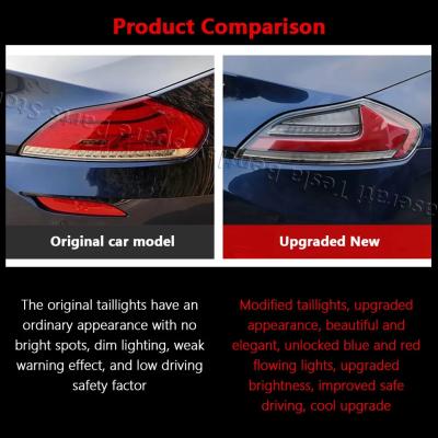 Cina Per BMW Z4 Lampada posteriore montata E89 09-16 Led Modificato Flusso Dinamico Retro Freno Girata Lampada posteriore Lampada auto accessorio in vendita