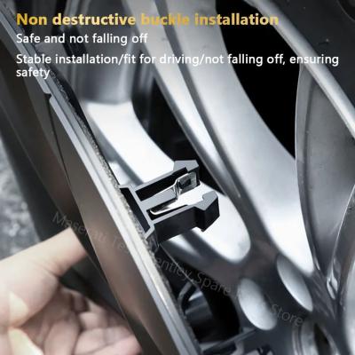 Cina Cappuccio di copertura del mozzo della ruota per Tesla Model 3 Y Copertura protettiva modificata Accessoiri decorativi Installazione non distruttiva in vendita