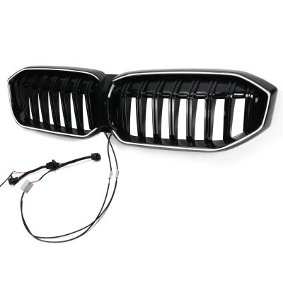 Cina Gloss Black Car Styling Racing Grills Griglia centrale con luce Per BMW Serie 3 G28 2023+ Ricambi e accessori per auto in vendita