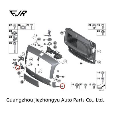 Cina Griglia del radiatore OEM per Rolls Royce Ghost Serie I 2009-2014 51117238231 51117238232 in vendita