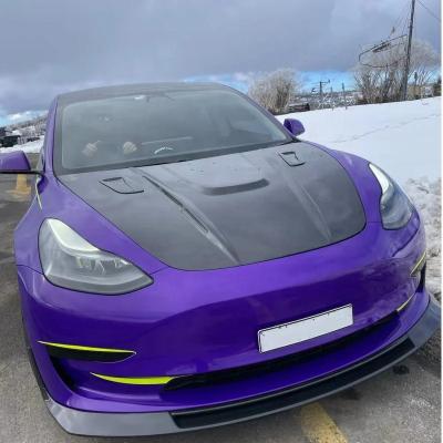 Cina Il kit per la carrozzeria del modello Tesla 3 Plus avvolge tutti i nuovi aggiornamenti in fibra di carbonio in vendita