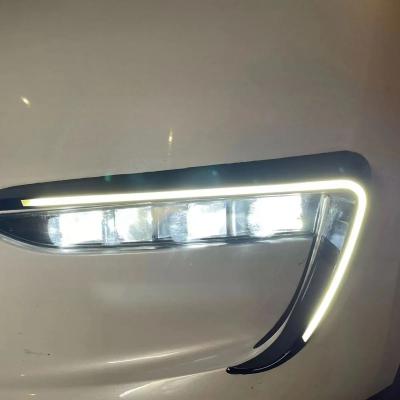 China Tesla Modely Model3 Unified Bumper Light Vier lenzen Hoog en laag licht koplamp Voor mistlamp Te koop