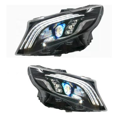 Cina LED Light Running Water Steering V260 W447 Assemblea di fari per Mercedes Benz VITO in vendita