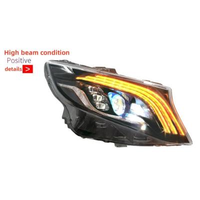 Cina LED Light Running Water Steering V260 W447 Assemblea di fari per Mercedes Benz VITO in vendita