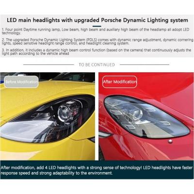 Cina Per Porsche 718 Cayman Matrice del proiettore anteriore del veicolo Modifica di aggiornamento Proiettori Led Kaman Pdls in vendita