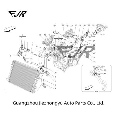 Cina Ghibli Levante Quattroporte Diesel con motore 3.0 OEM Serbatoio di espansione di dimensioni standard in vendita