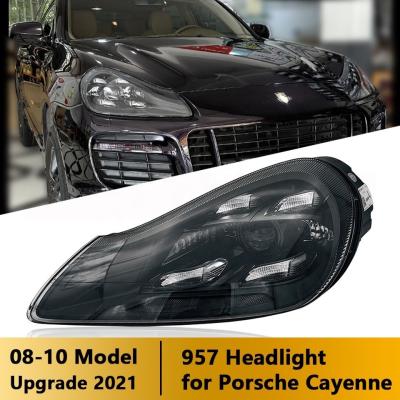 China Atualização Matrix Versão Avançada Faros LED Para Porsche Cayenne 957 2007-2010 à venda