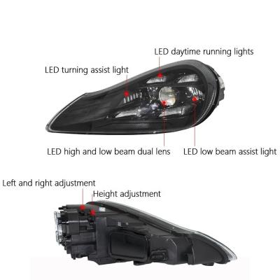 China Atualização Matrix Versão Avançada Faros LED Para Porsche Cayenne 957 2007-2010 à venda