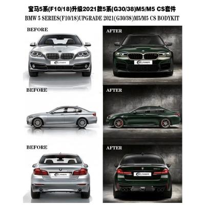 Cina 5 Serie F10/18 Upgrade 2021 M5/M5CS PP Body Kit Per BMW G30/38 in vendita