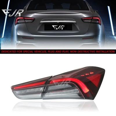 China Per Maserati Ghibli Lampada posteriore a LED 14-20 Retrofit Vecchio a nuovo Lampada posteriore a coda Flowing Turn Brake Accessoio auto for sale